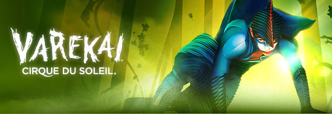VAREKAI BY CIRQUE DU SOLEIL DESCENDS FROM THE SKY AND INTO THE BRIDGESTONE